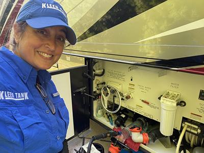 Learn about Kleen Tank, the nation's leading RV tank cleaning service